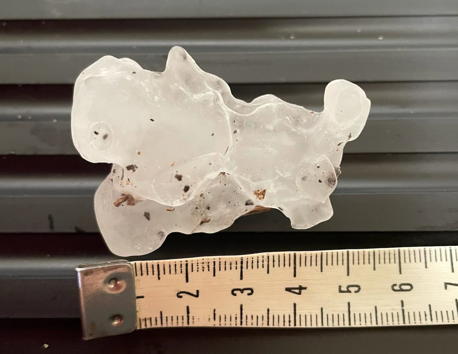 Two freak hail storms have smashed citrus and wine grape crops at Griffith