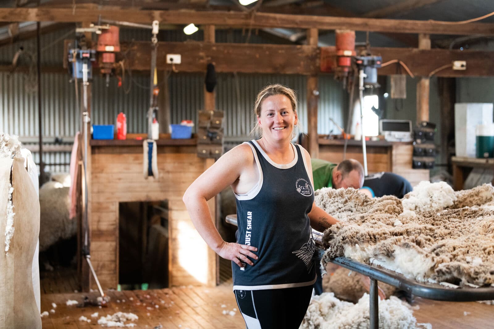 Gilgandra's champion wool classer